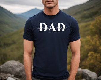 Personalized Dad Shirt With Kids Names, Custom Dad Shirt, Father's Day ...