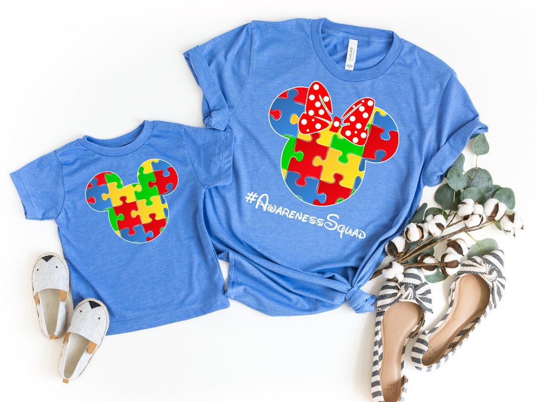 Disney Autism Awareness Shirt, Disney Teacher Shirt, Minnie-mickey ...