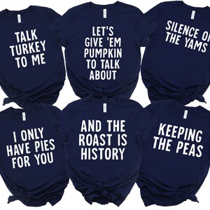 Thanksgiving Puns Shirt, Family Thanksgiving Shirts, Friendsgiving ...
