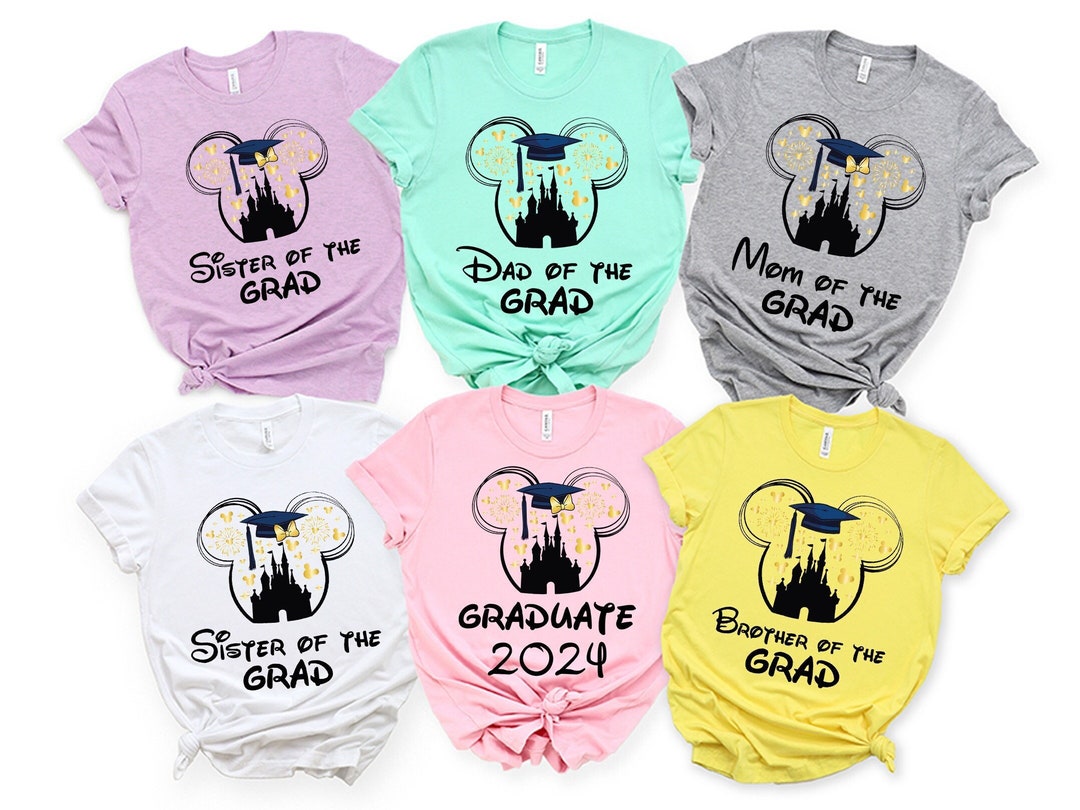 Personalized Disney Custom Graduation Shirts, Graduation Shirt, Class ...