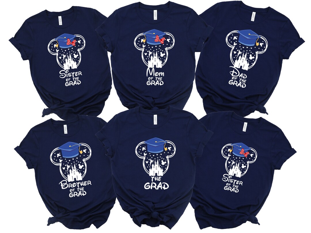 Disney Family Graduation Shirts, Graduate Disney Shirt, 2024 Disney ...