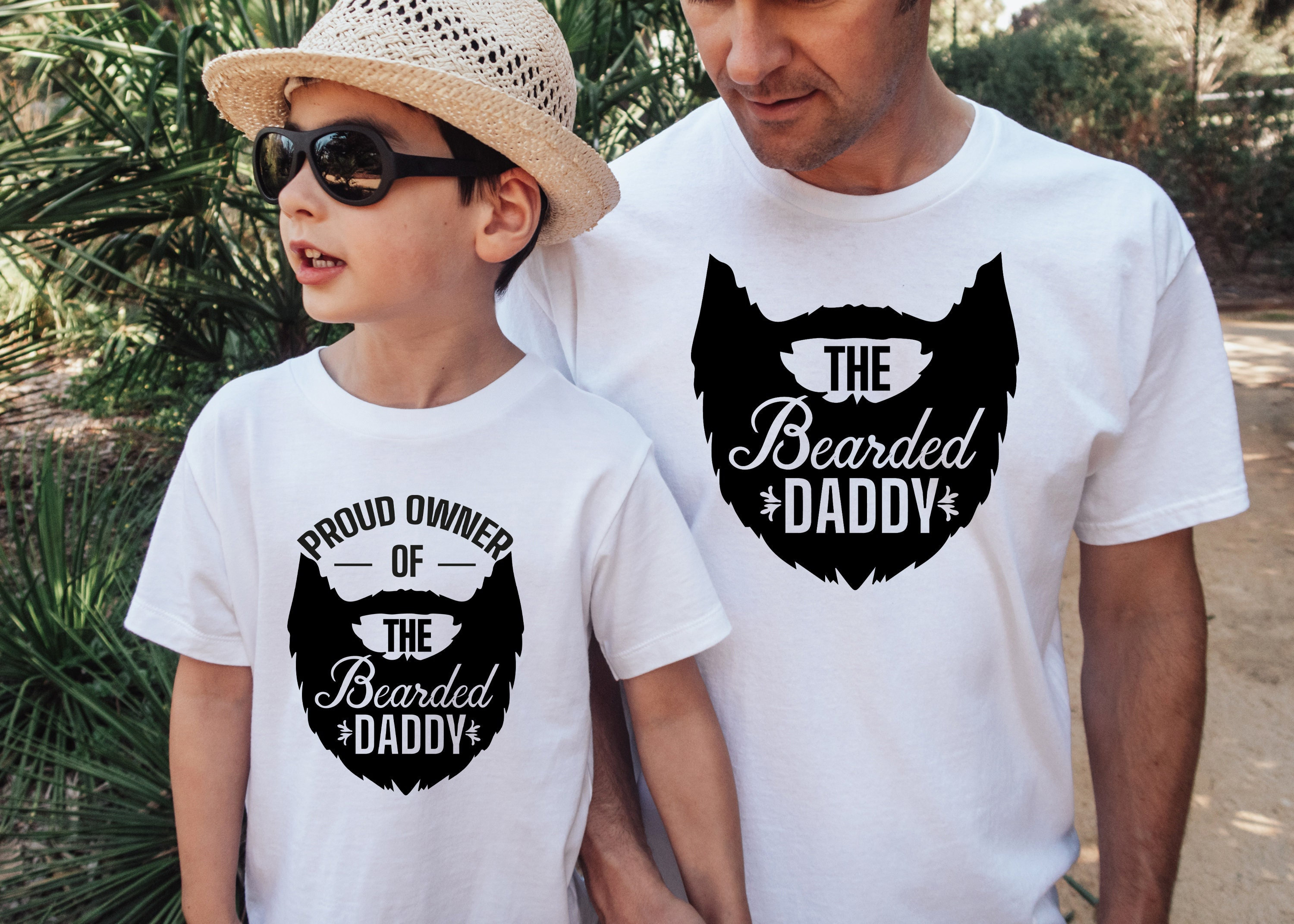 Bearded Daddy and Proud Ownerfunny Dad Shirt Bearded Dad - Etsy