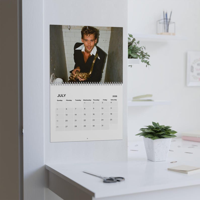 Austin Butler 2026 Calendar | Wall Calendar 2026 | Austin Butler Gift ...
