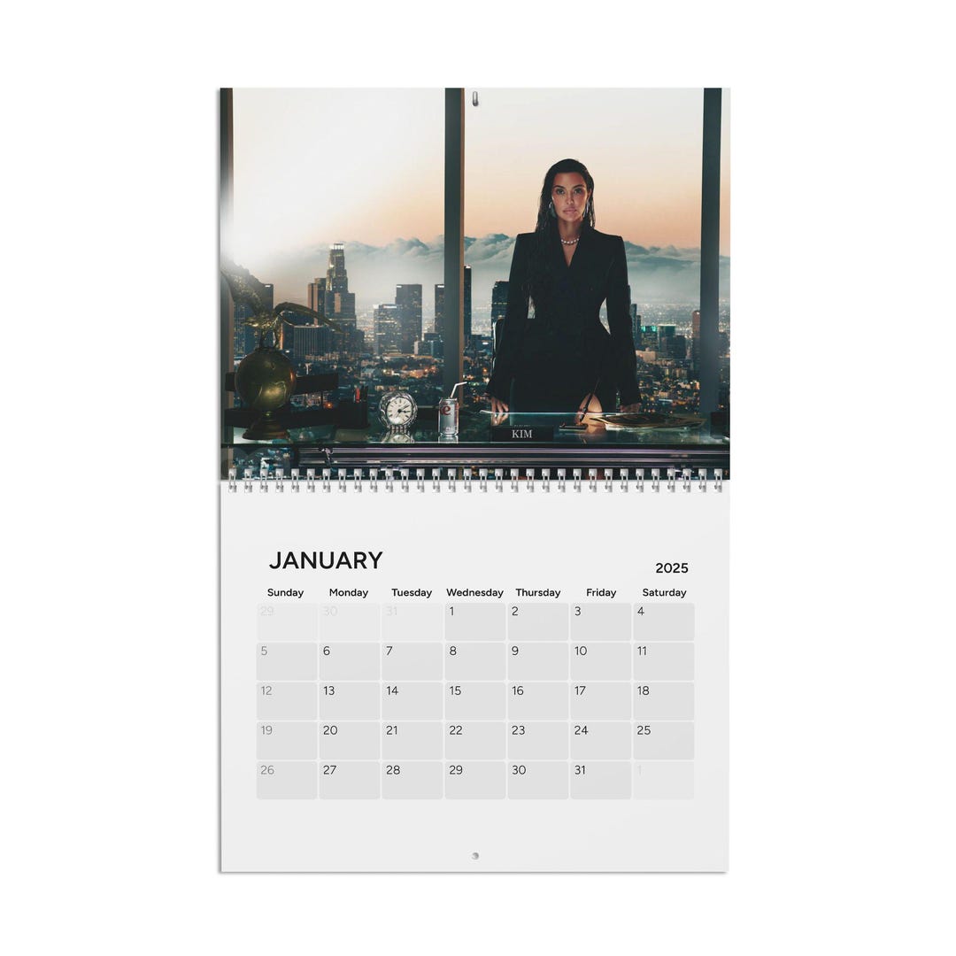Kim Kardashian 2025 Calendar | Photo Wall Calendar 2025 | the ...