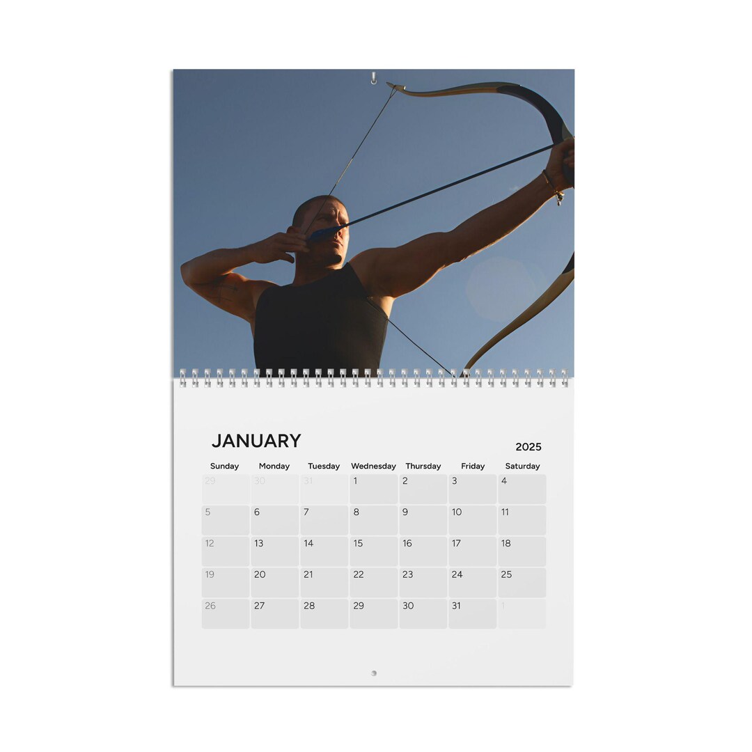 Channing Tatum 2025 Calendar Photo Wall Calendar 2025 Tatum Fan Gift ...