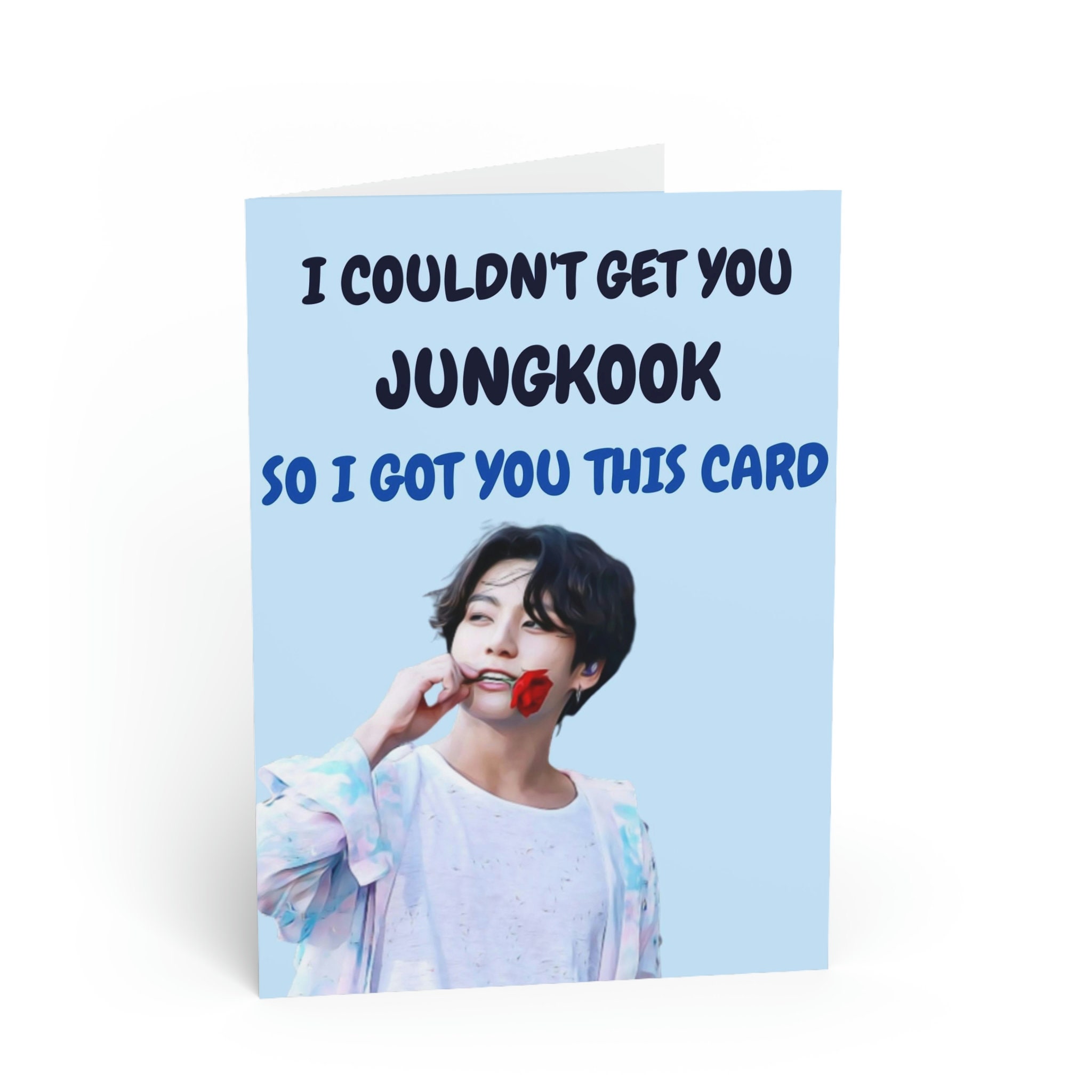 BTS Jungkook Birthday Card | K-pop | Birthday Card | Valentine's Day ...