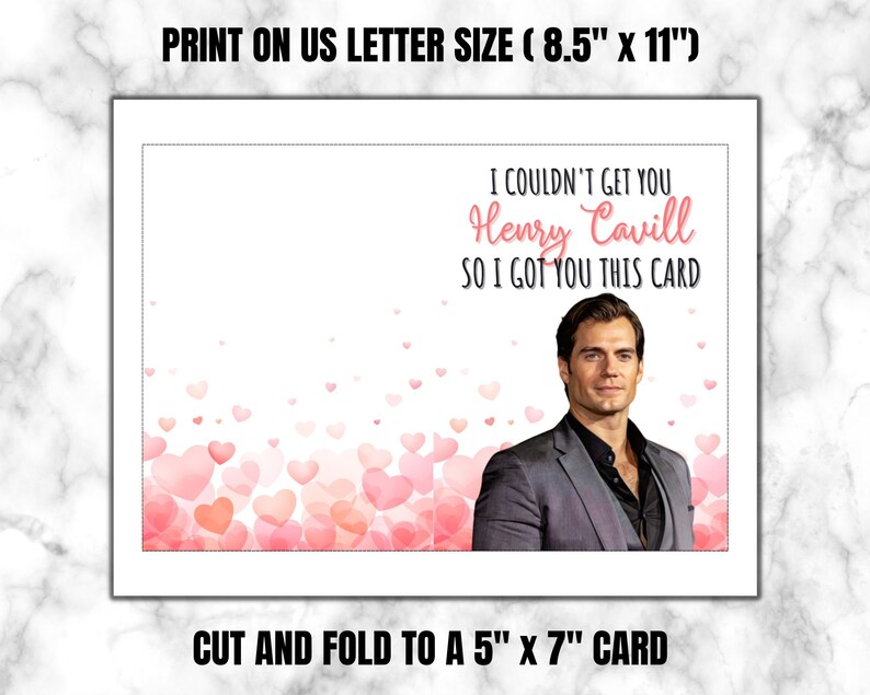 Henry Cavill Card | I Couldn't Get You Henry Cavill Card | Henry Cavill ...