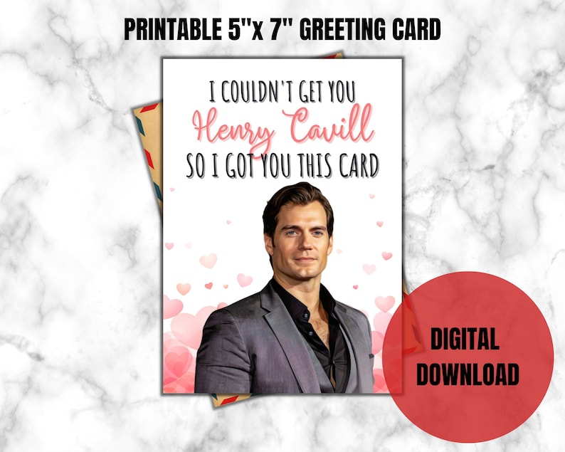 Henry Cavill Card | I Couldn't Get You Henry Cavill Card | Henry Cavill ...
