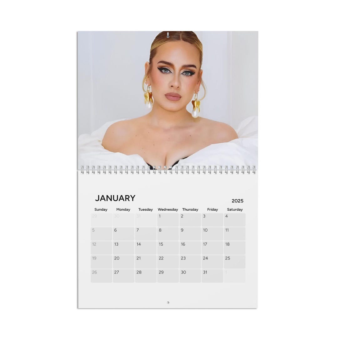 Adele 2025 Calendar | Photo Wall Calendar 2025 | Adele Fan Gift | Gift ...