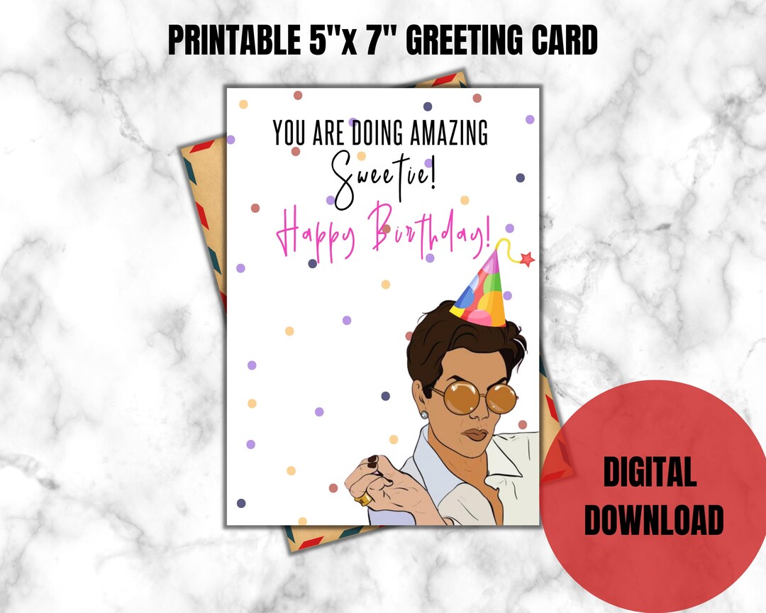 Kris Jenner Printable Card | You Are Doing Amazing Sweetie | Kris ...
