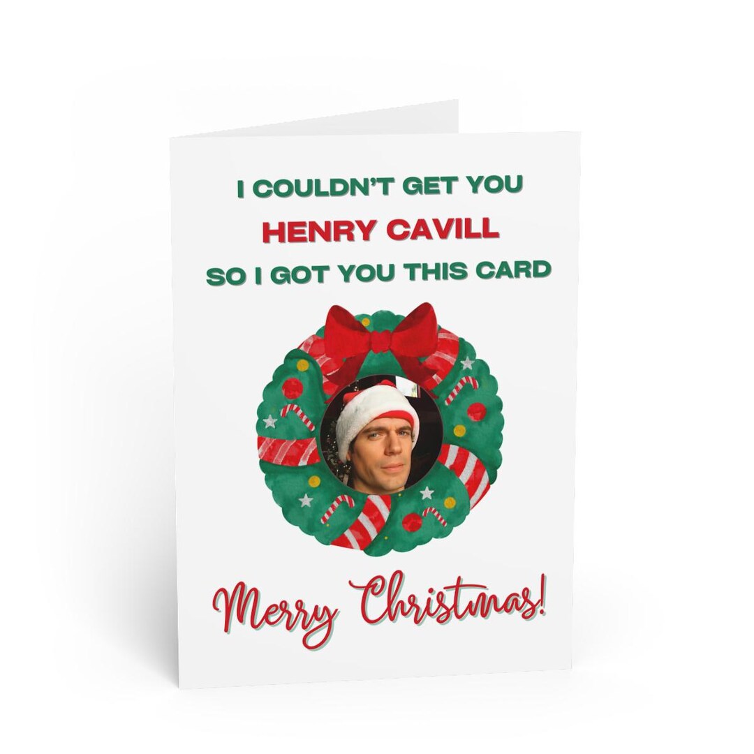 Henry Cavill 2024 Christmas Card Henry Cavill Fan Gift Merry Christmas ...