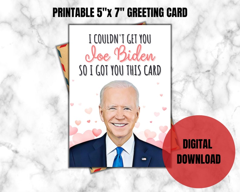 Joe Biden Card | I Couldn't Get You Joe Biden Card | Joe Biden Merch ...