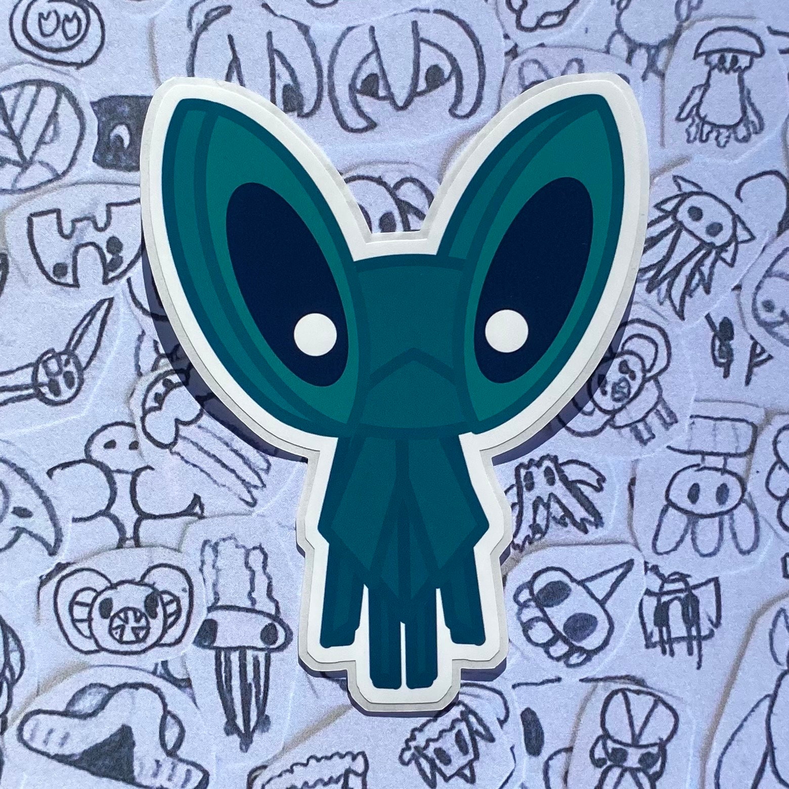 Mantish Creature Sticker Weatherproof Gloss Sticker - Etsy