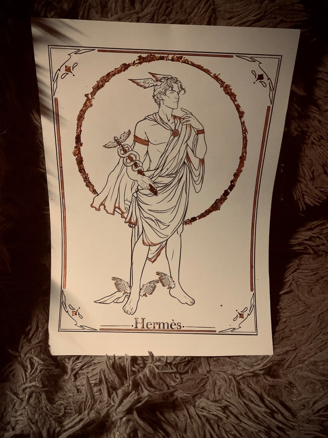 Illustration Hermès - Etsy