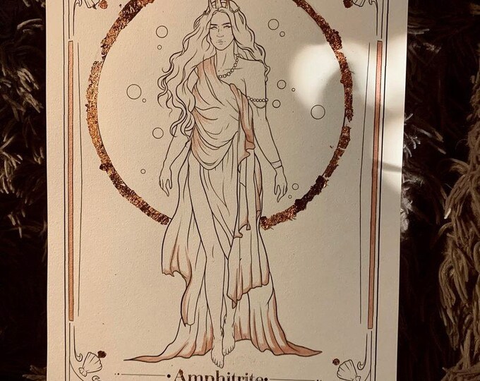Illustration Amphitrite - Etsy