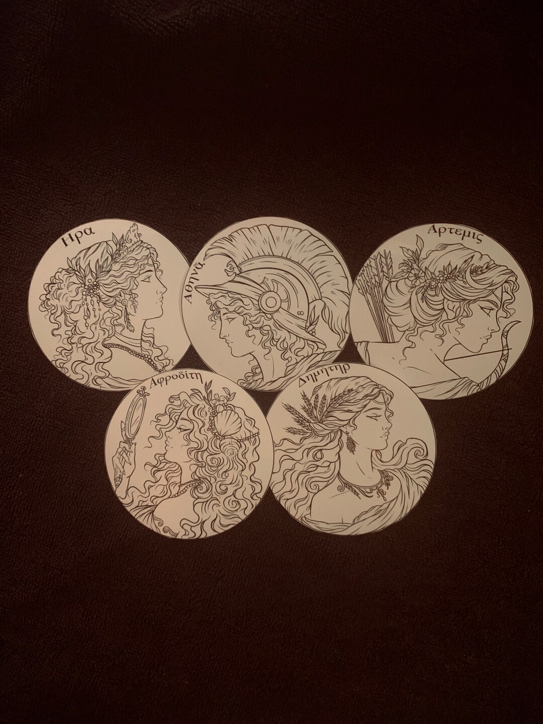 Greek God/goddess Stickers - Etsy