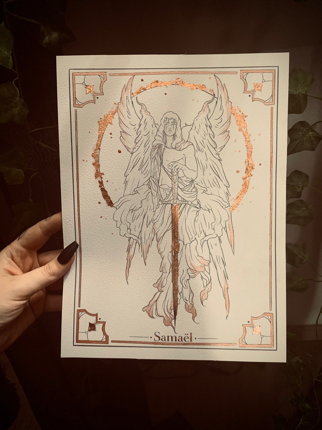 Illustration Samael - Etsy