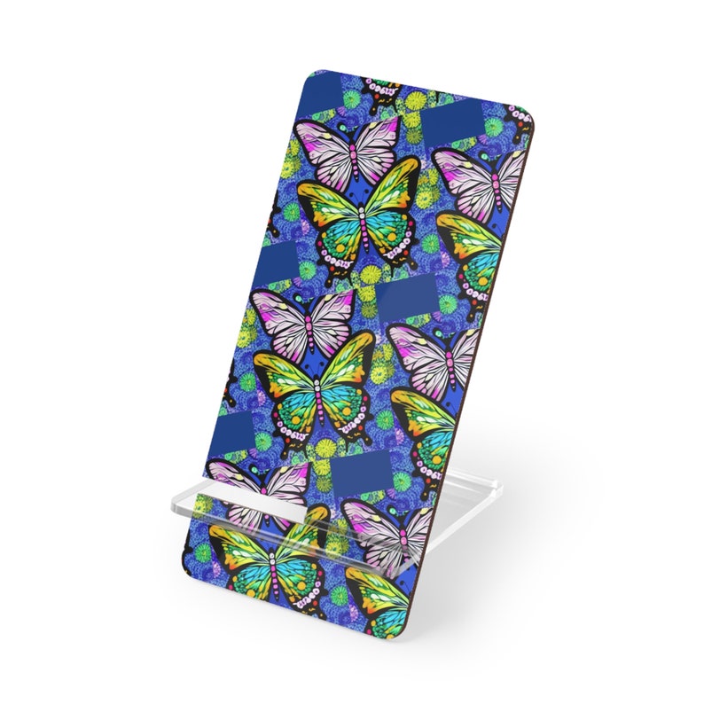Butterfly Pattern Stand, Mobile Display Stand for Smartphones, Hippie ...