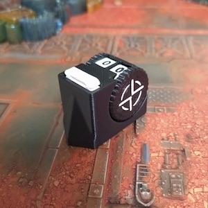 Warhammer 40K Wound Counters With Battle Shock Indicator and Dice ...