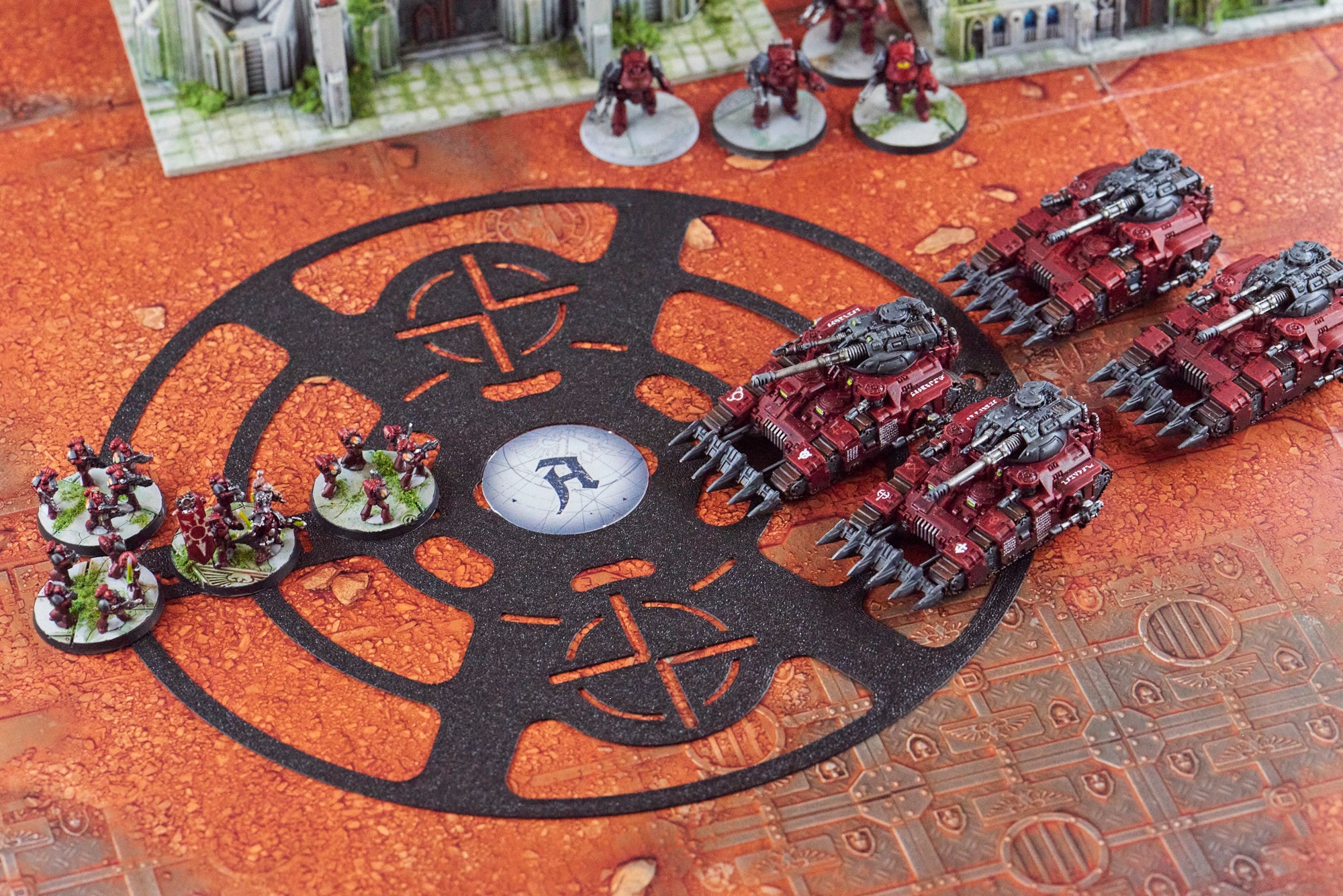 Legions Imperialis Objective Markers - Super Thin 3D Printed Plastic ...