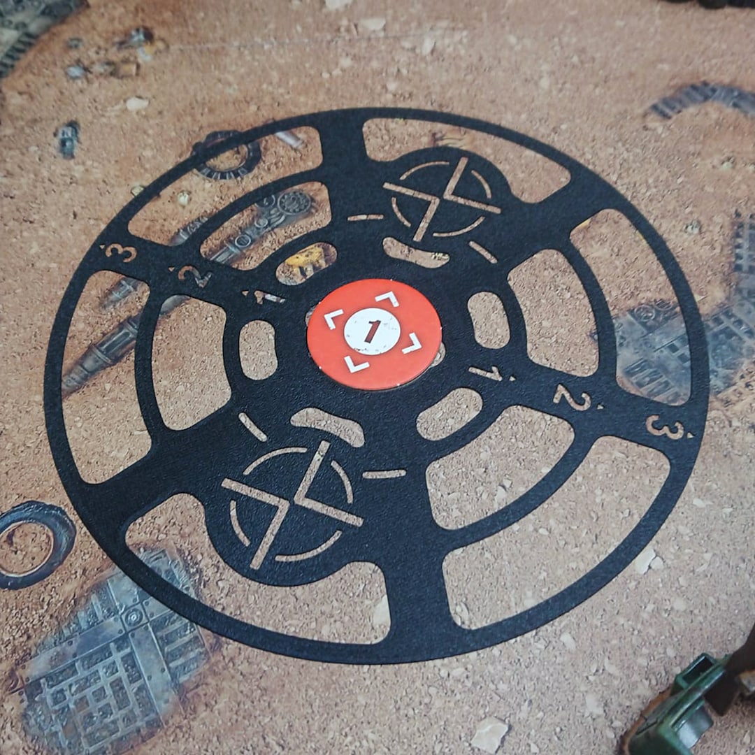 Warhammer 40K Objective Markers - Super Thin 3D Printed Plastic - Set ...