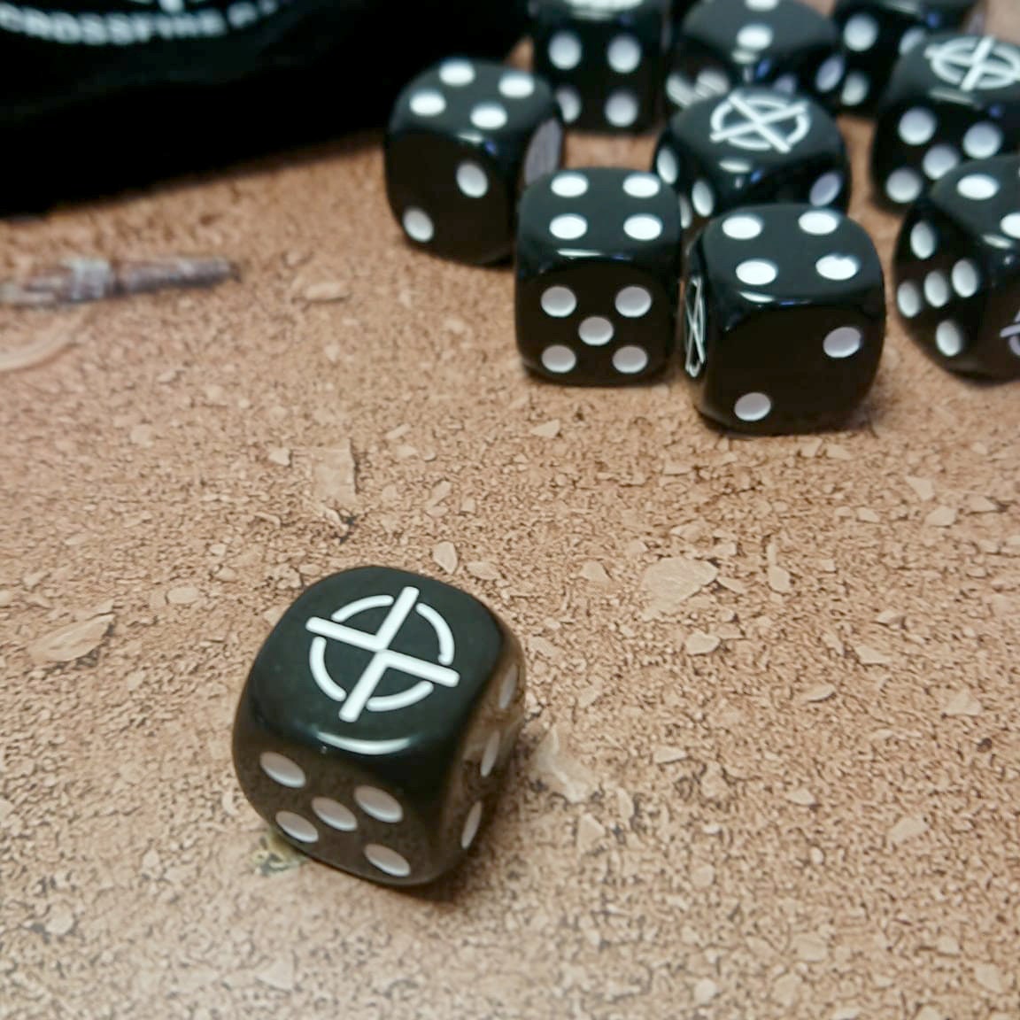 F You Dice Set of 15 With Velvet Bag. - Etsy