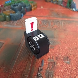 Warhammer 40K Wound Counters With Battle Shock Indicator and Dice ...