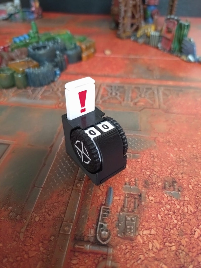 Warhammer 40K Wound Counters With Battle Shock Indicator and Dice ...