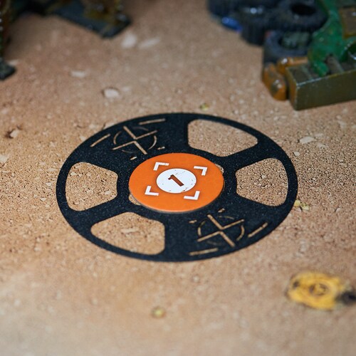 Kill Team Objective Markers Super Thin 3D Printed Plastic - Etsy