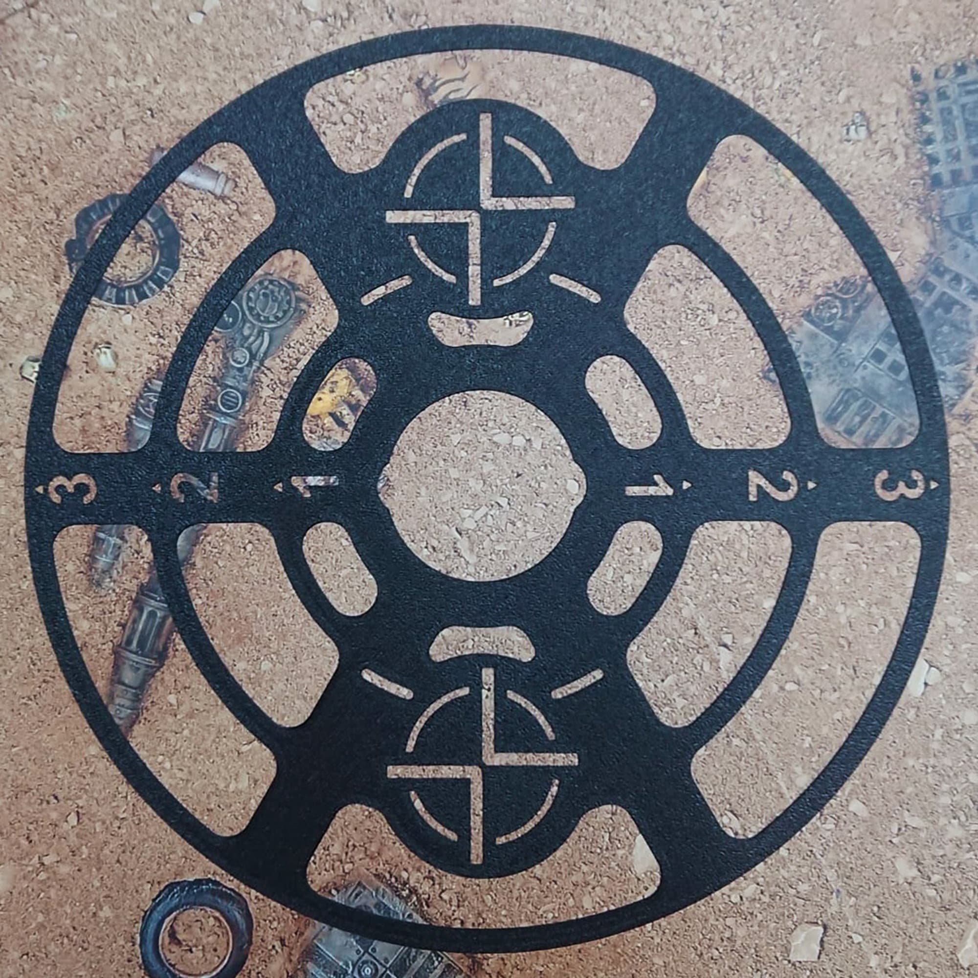 Warhammer 40K Objective Markers Super Thin 3D Printed Plastic Set of 6 ...