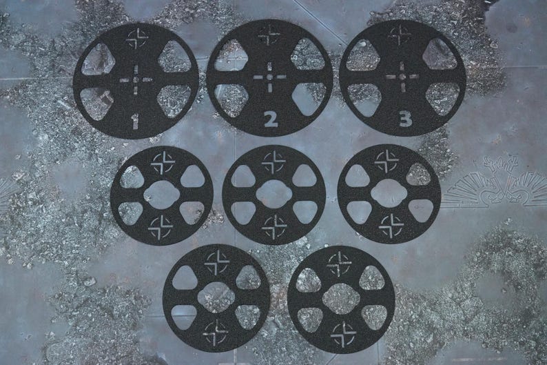 Kill Team 2024 (new Edition) Super Thin Objective Markers and Equipment ...