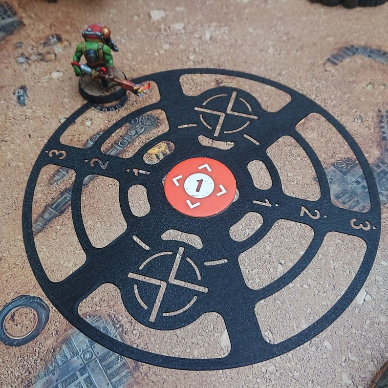 Warhammer 40K Objective Markers Super Thin 3D Printed Plastic Set of 6 ...