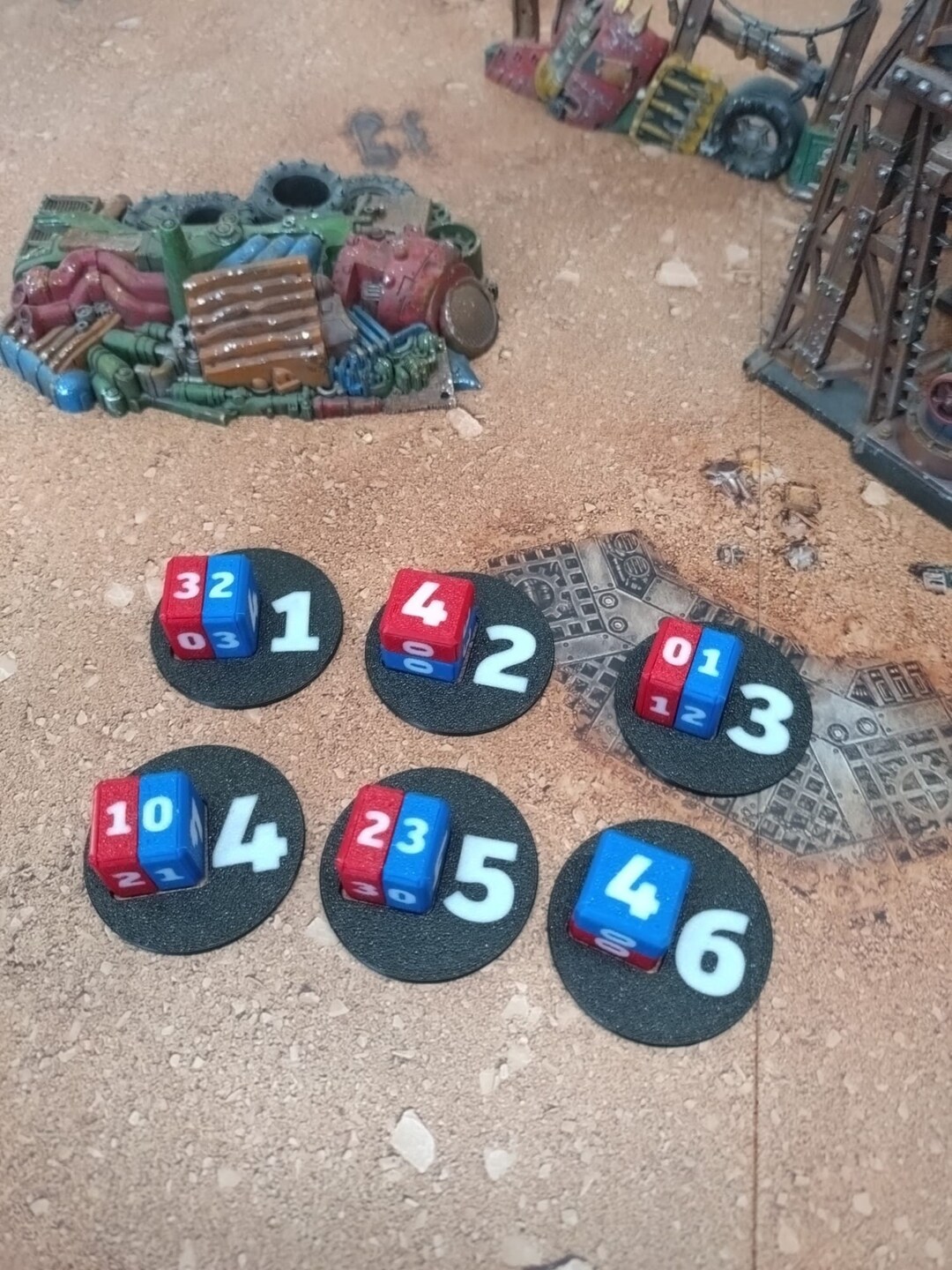 Kill Team Objective Tokens and Score Tracking Rotatable Dice - Etsy