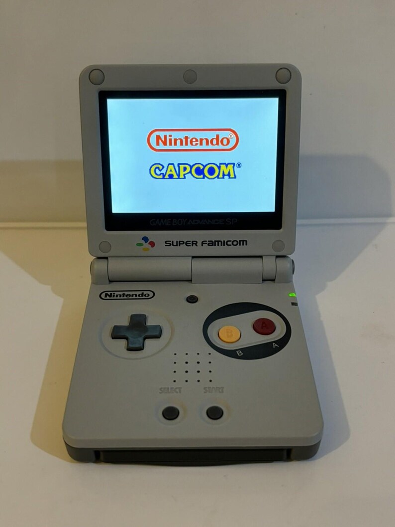 Nintendo Gameboy Advance Sp Ips Gba Backlit Screen V5 Game Boy Snes ...
