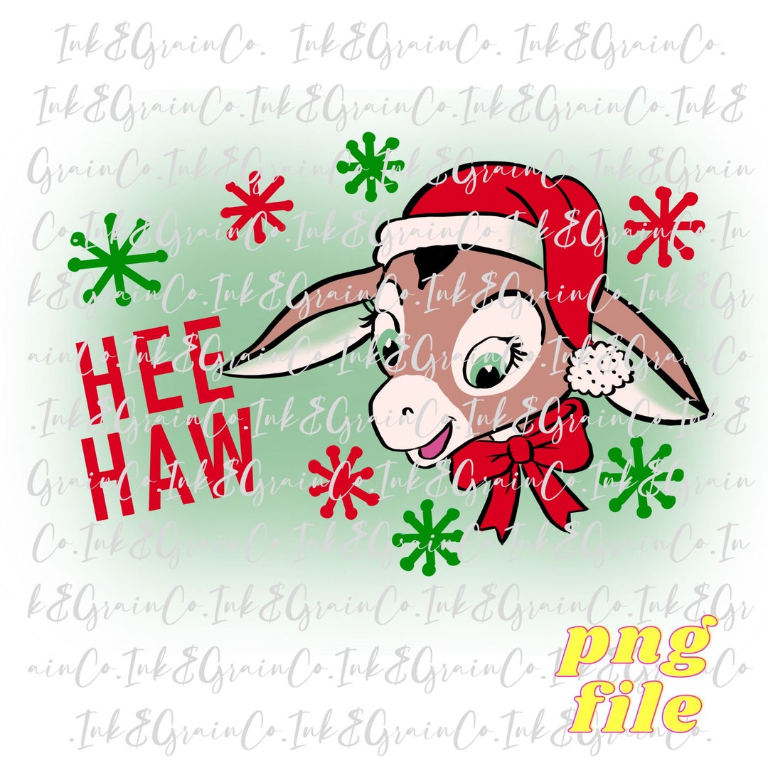 Dominic the Donkey PNG/SVG File - Etsy