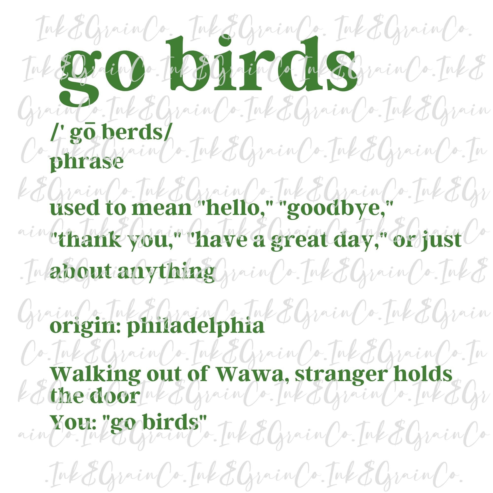 Go Birds Definition Eagles PNG/SVG File - Etsy