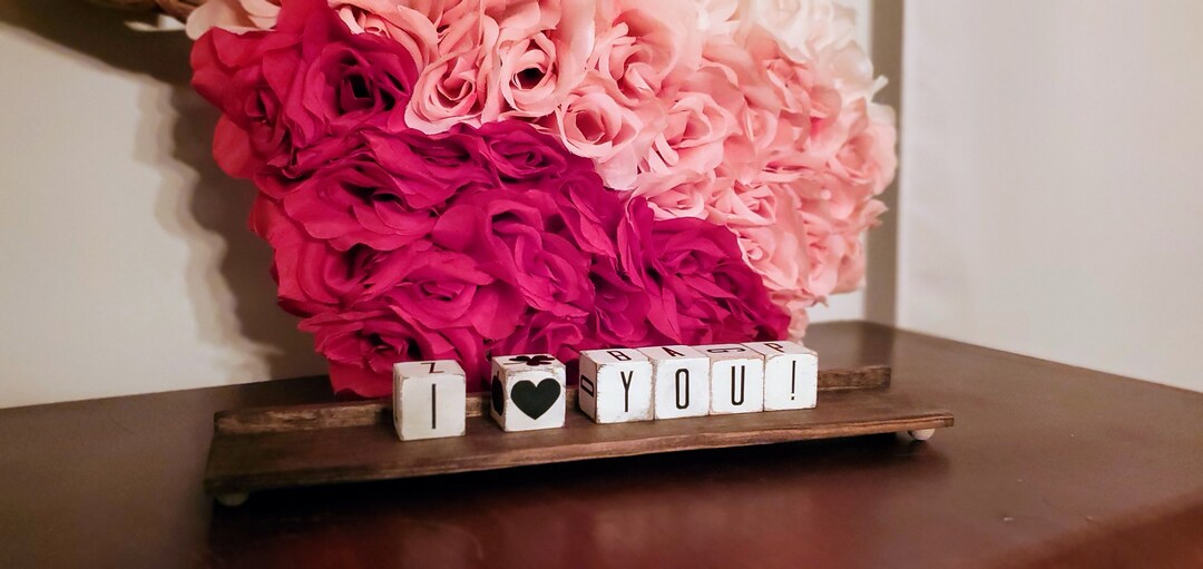 Farmhouse Alphabet Block Decor | Word Tray | Farmhouse Decor | Unique ...