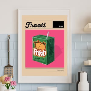 Indian Retro Art- Frooti Mango Drink Art | Retro Print Beverages ...