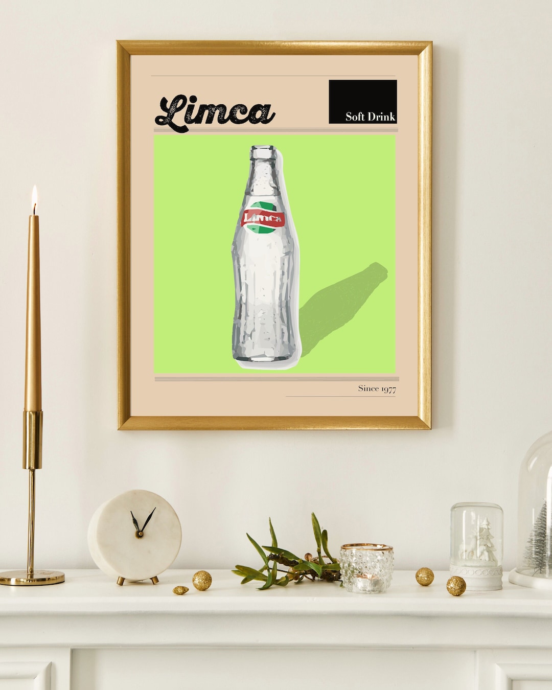 Indian Retro Art- Limca Drink Art | Retro Print Beverages, Indian Art ...