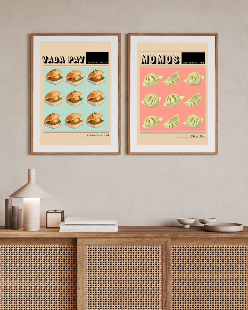 Vada Pav Indian Food Poster | Food Clip Art| Desi Art | Mumbai Art ...