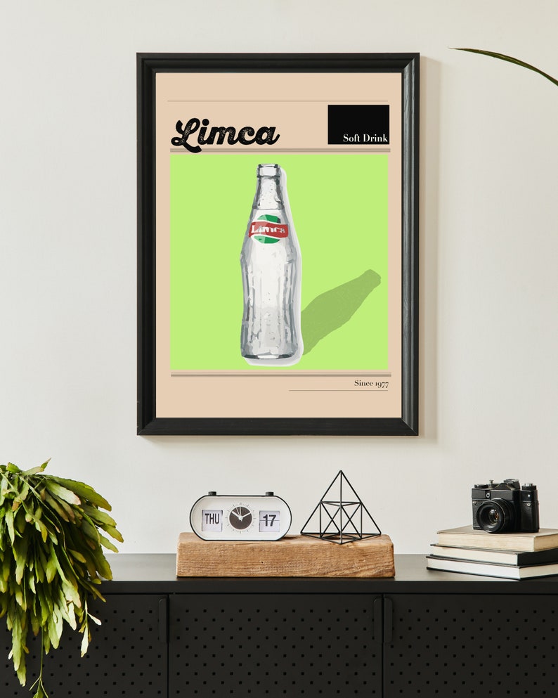 Indian Retro Art- Limca Drink Art | Retro Print Beverages, Indian Art ...