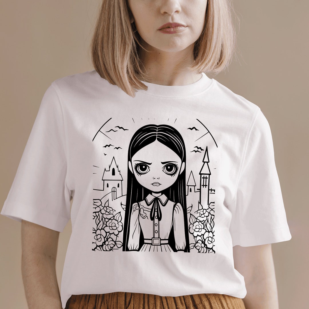 Wednesday Svg, Cool Svg, Sarcastic Svg, Minimalist Design, Silhouette ...