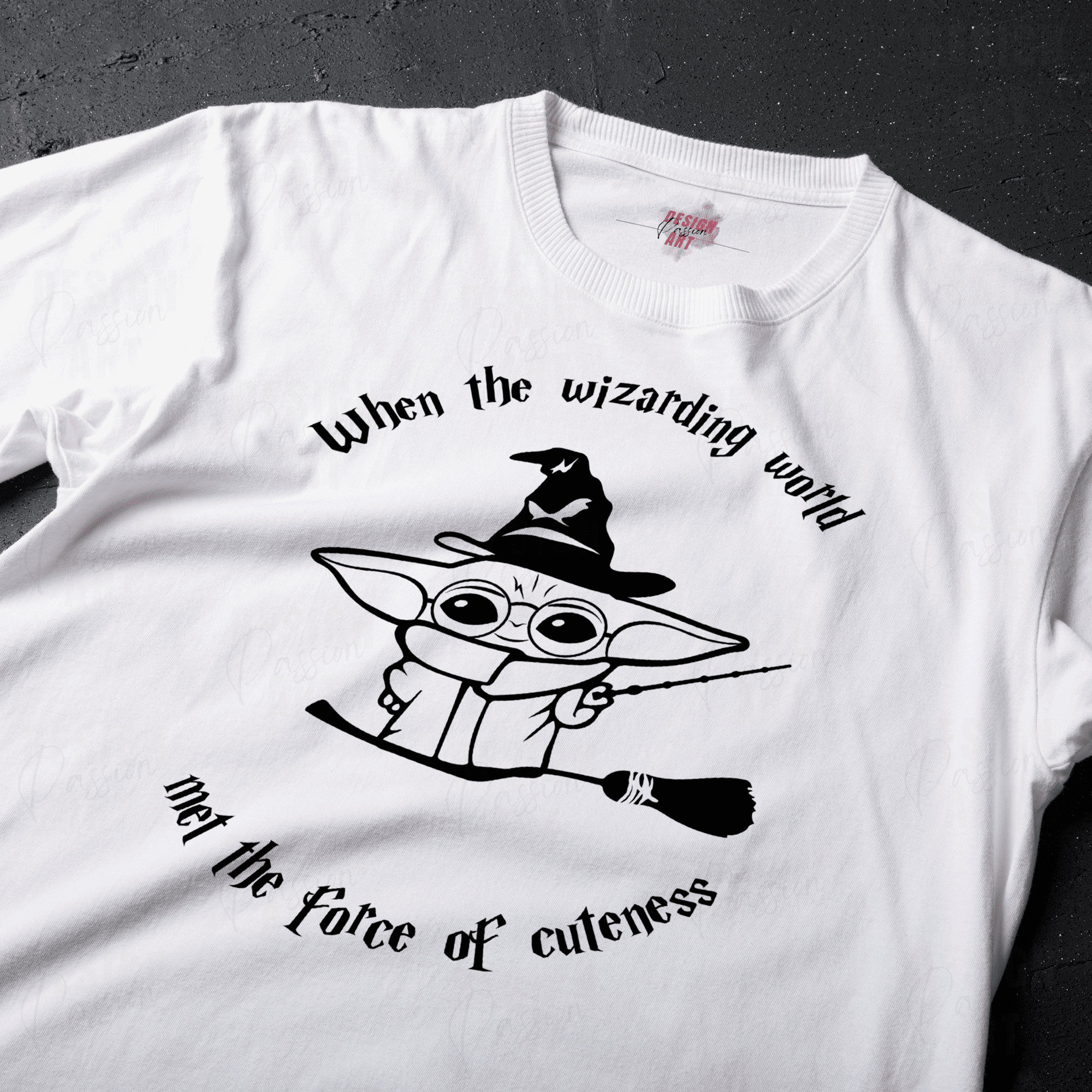 When the Wizarding World Met the Force of Cuteness SVG, Wizard Svg ...