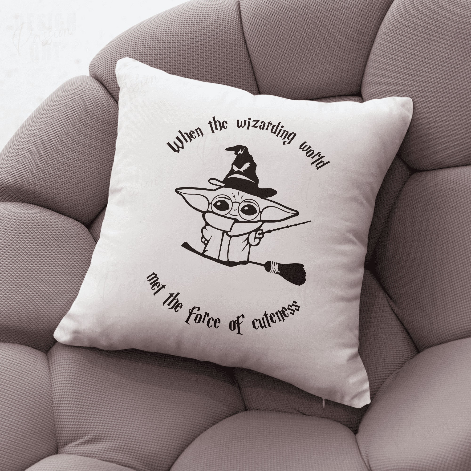 When the Wizarding World Met the Force of Cuteness SVG, Wizard Svg ...