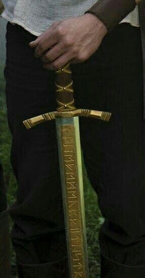 Handmade Excalibur VIKING Sword Real Carbon Steel Beautiful Gift for ...