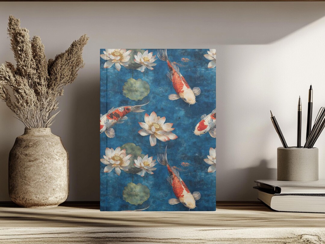 Koi Fish Notebook Japanese Koi Art Notebook Japanase Notebook for Koi ...
