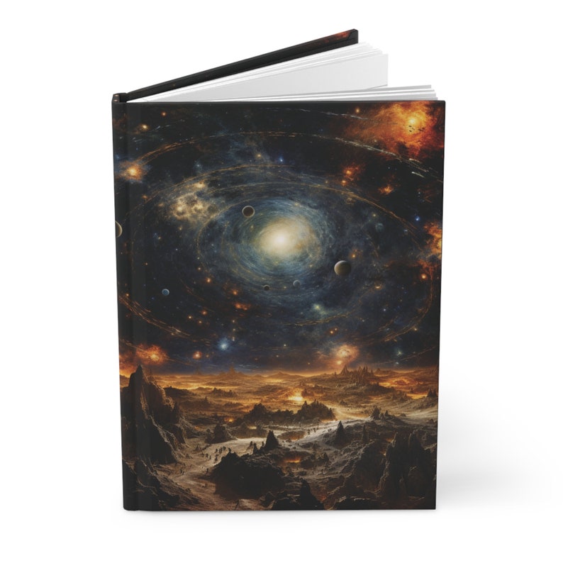 Personalized Outer Space Journal | Custom Galaxy Notebook | Planets ...