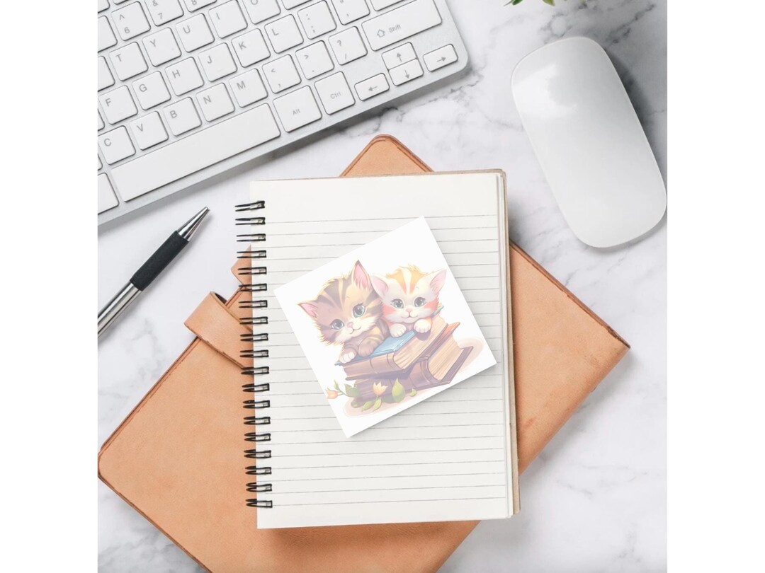 Cute Cats Post-it® Note Pads Cats and Books Post It Note Cats Sticky ...