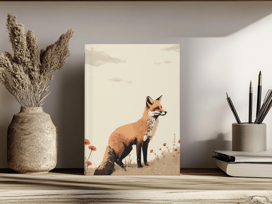 Fox Journal | Cute Fox Notebook | Fox Lover Gift | Fox Stationary ...