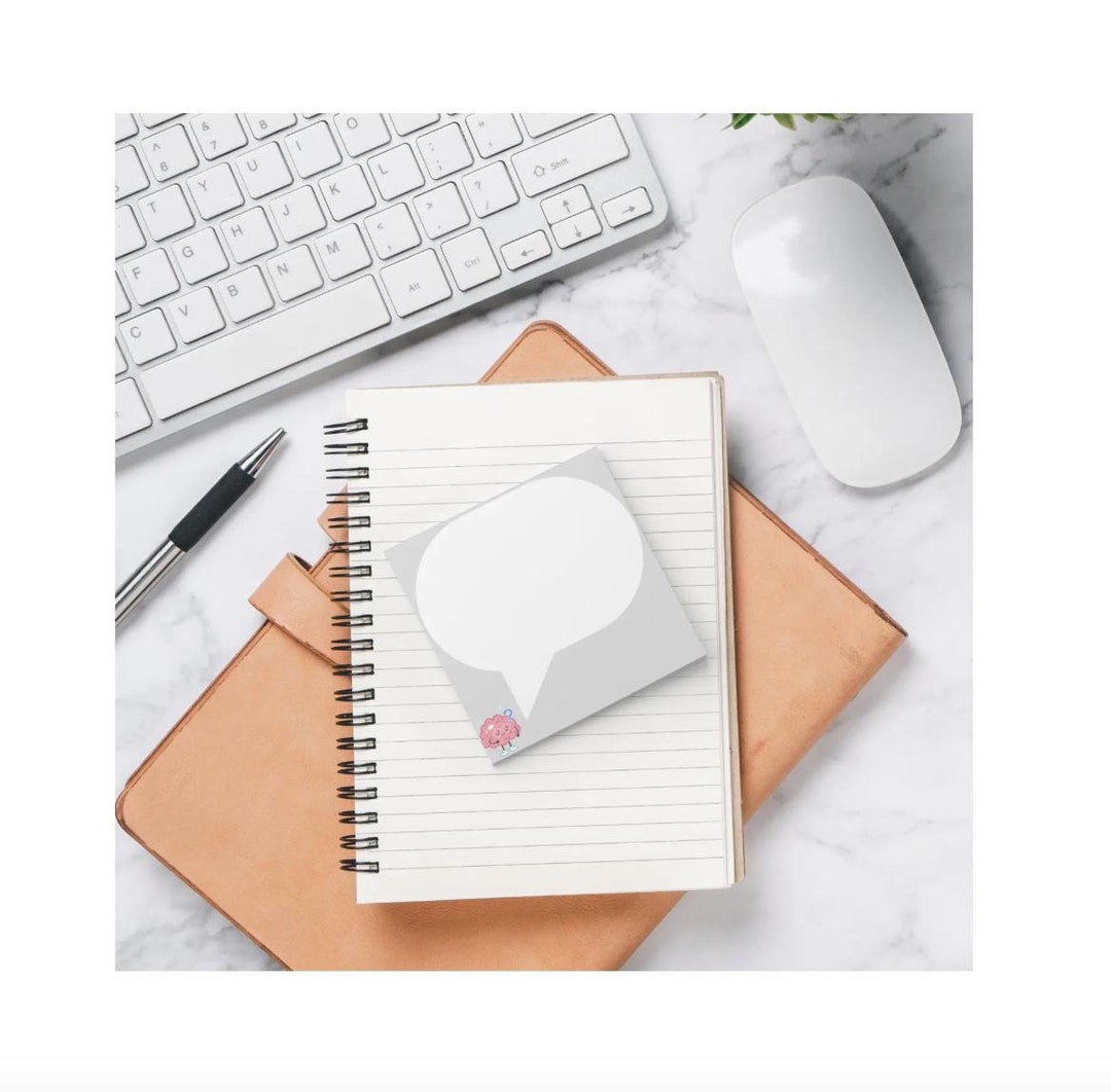 Brain Post-it® Note Pads 3x3 Ideas Sticky Note Brainstorming Sticky ...
